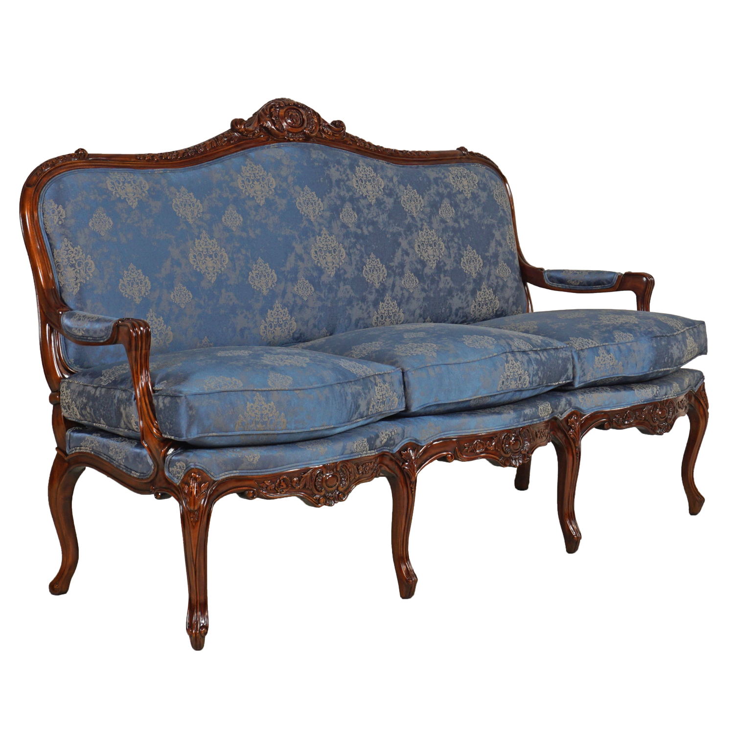 LOUIS XV CANAPES SOFA WITH CUSHION - Jansen Furniture US