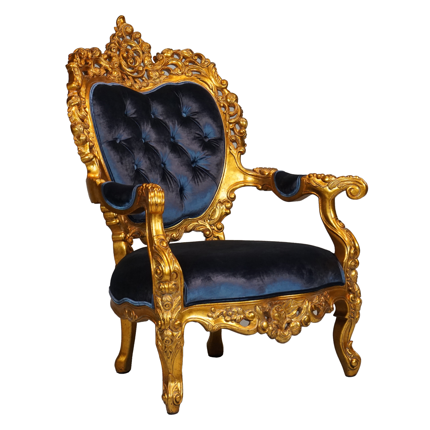 FRENCH ROCOCO CARVED ARM CHAIR - Jansen Furniture US